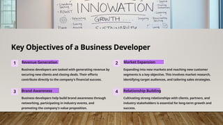 business developer role (business session) | PPT
