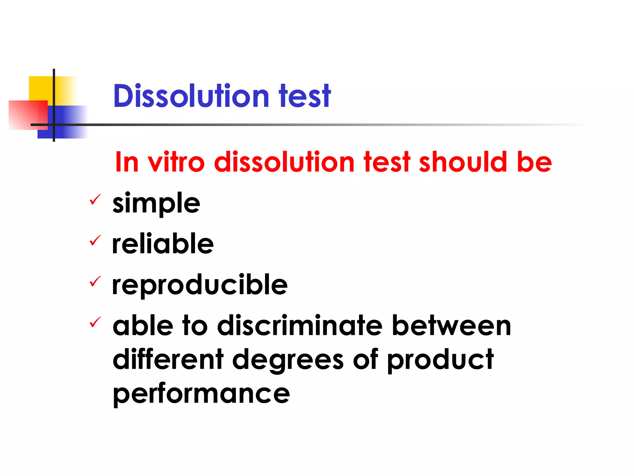The role of dissolution in the demonstration of bioequivalence | PPT