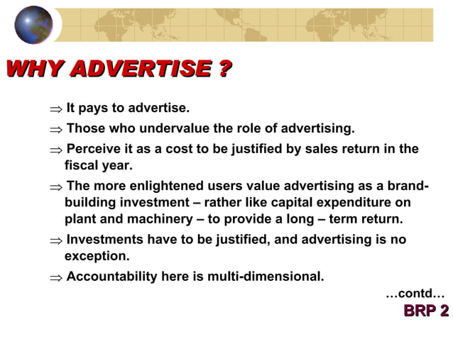 The Roles Of Advertising | PPT