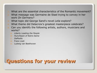 The Romantic Movement | PPT