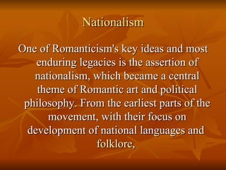 The Romantic Period | PPT