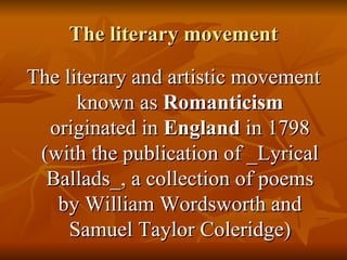The Romantic Period | PPT