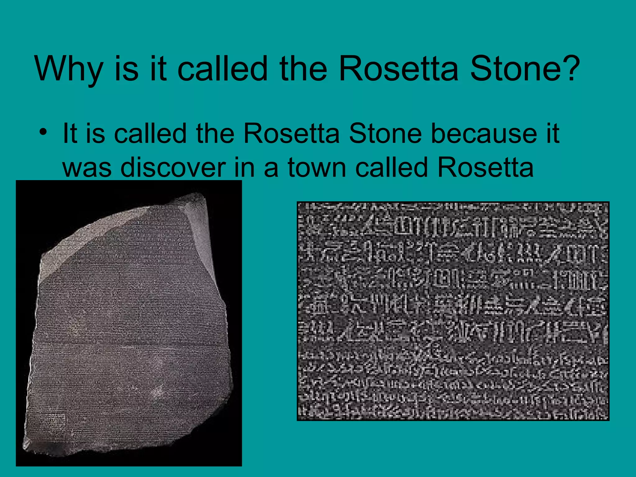 The Rosetta Stone!By Maggie | PPT