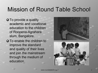 The Round Table School | PPT