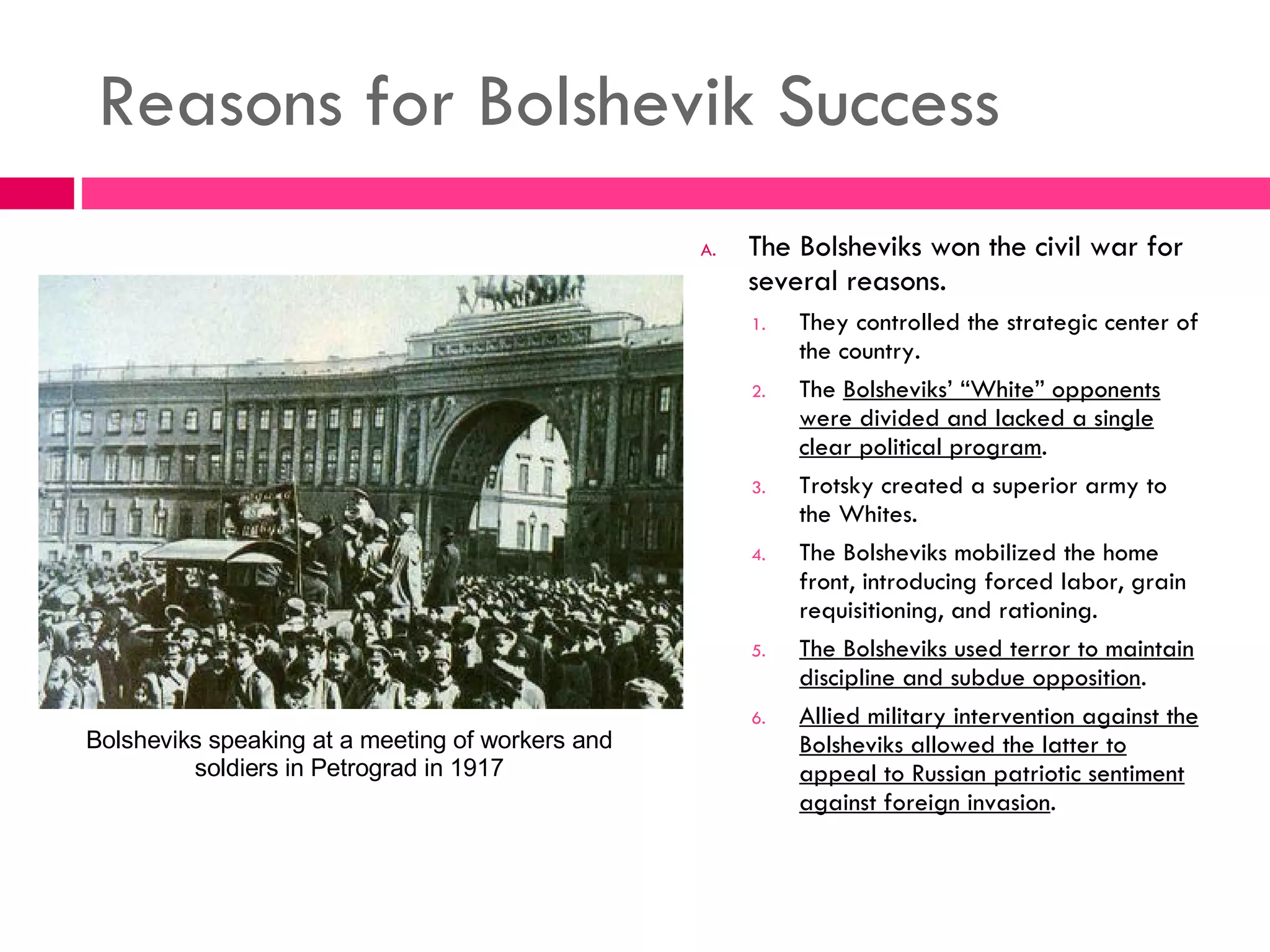 The Russian Revolution Of 1917 1924 | PPT
