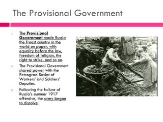 The Russian Revolution Of 1917 1924 | PPT