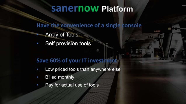 The saner now-platform | PPT