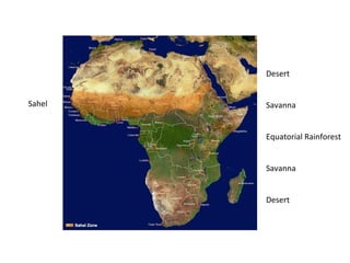 Savanna Africa Map
