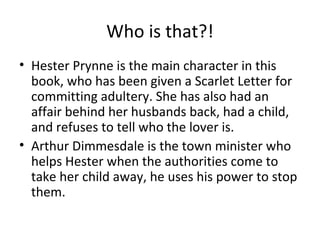 The Scarlet Letter presentation | PPT