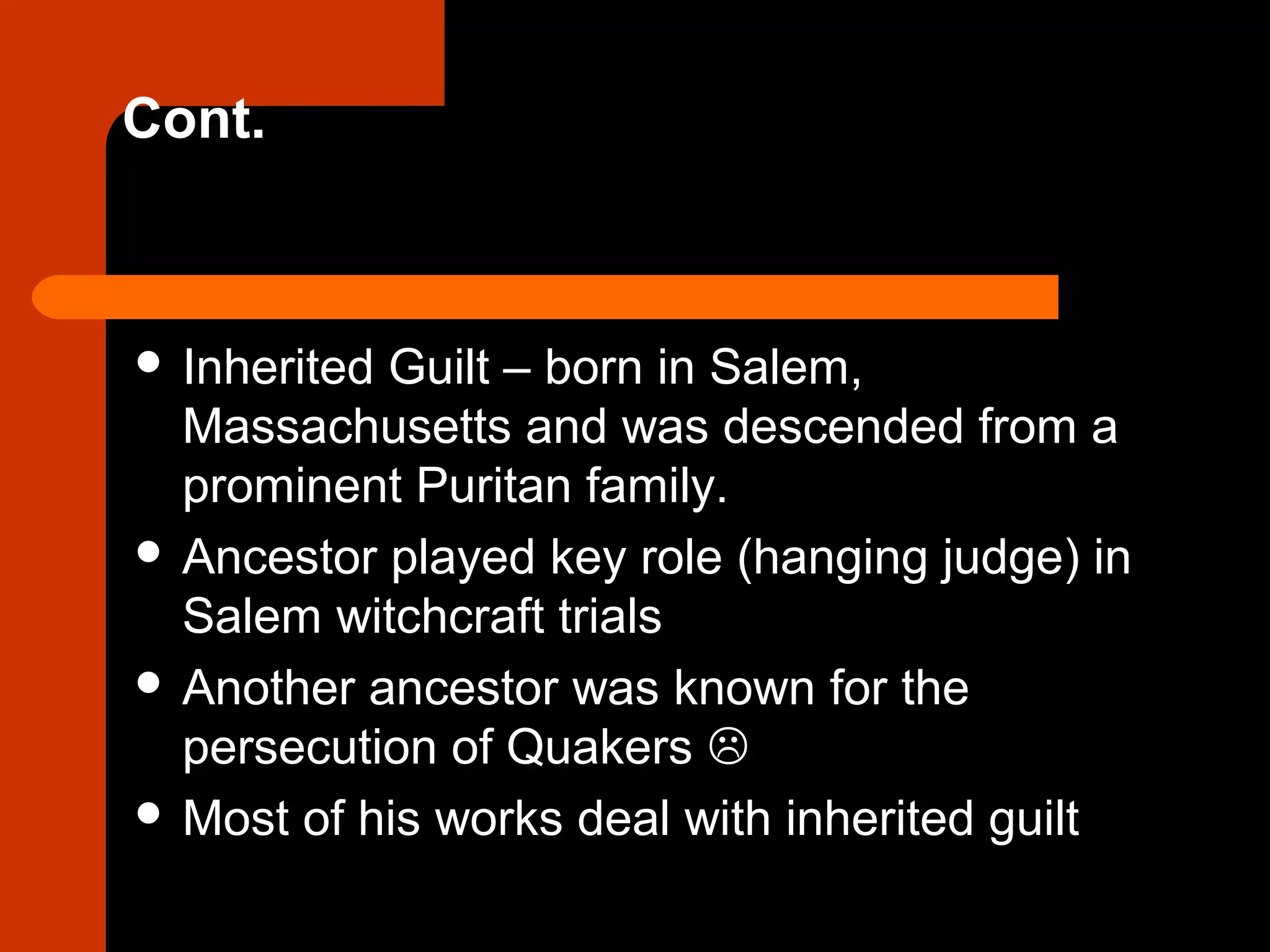 Introduction to the Scarlet Letter | PPT