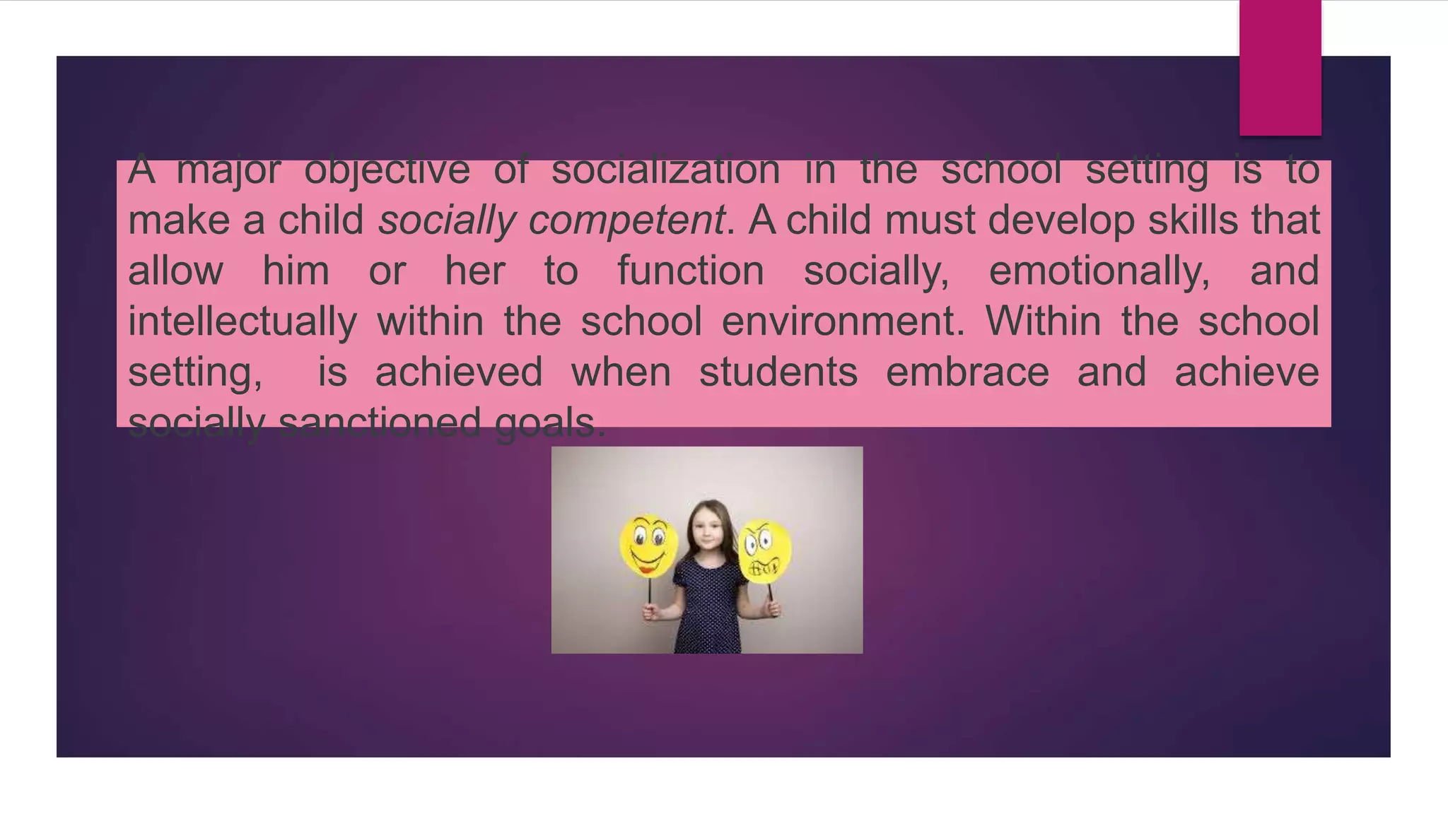 The-school-and-socialization.pptx | Parenting | Family and Relationships