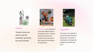 Collinear Forces in Sports | PPTX