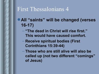 The Second Coming: The Rapture | PPT