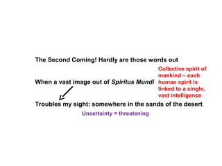 The Second Coming William Butler Yeats | PPT