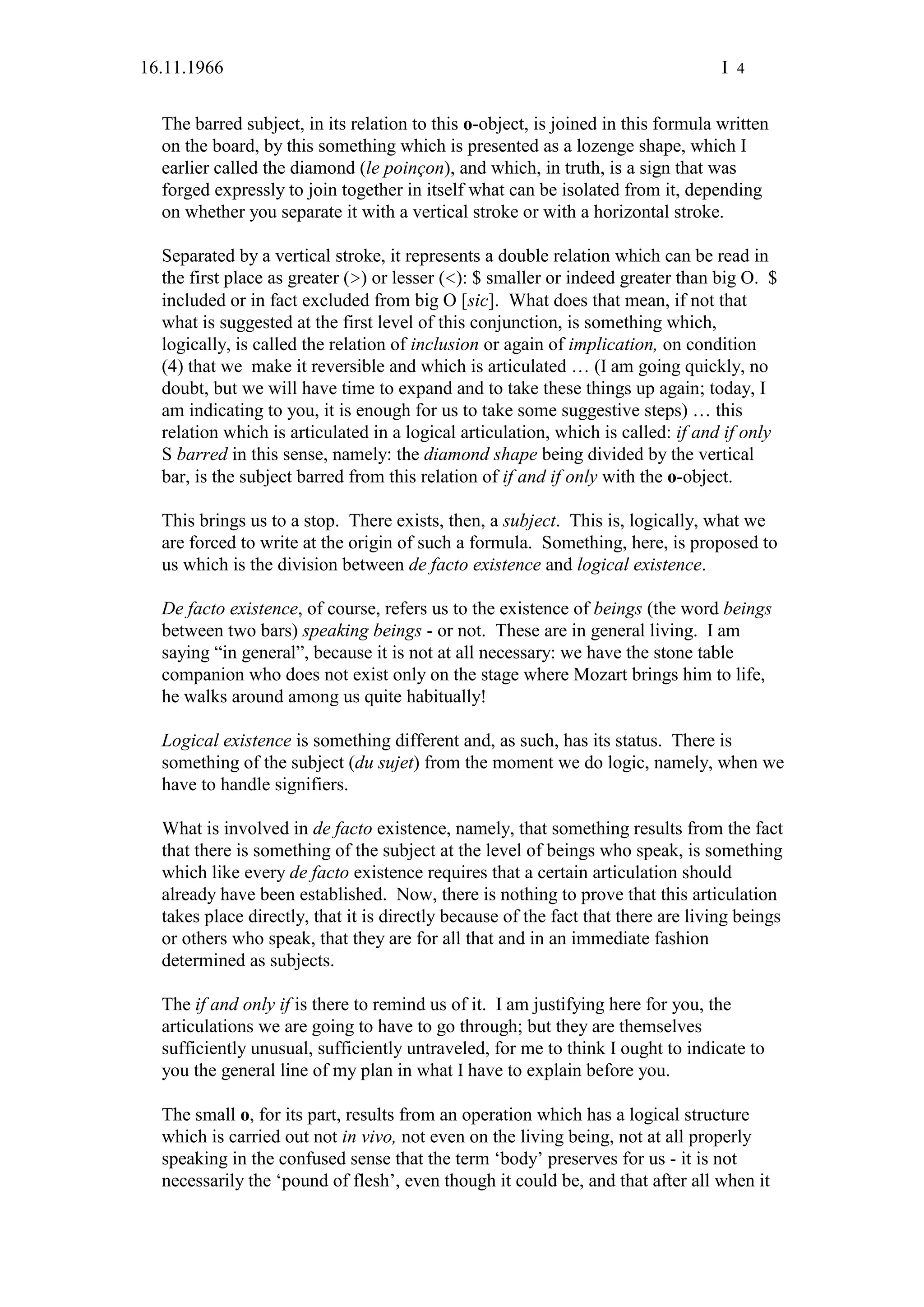 The seminar-of-jacques-lacan-xiv logique-du_fantasme | PDF