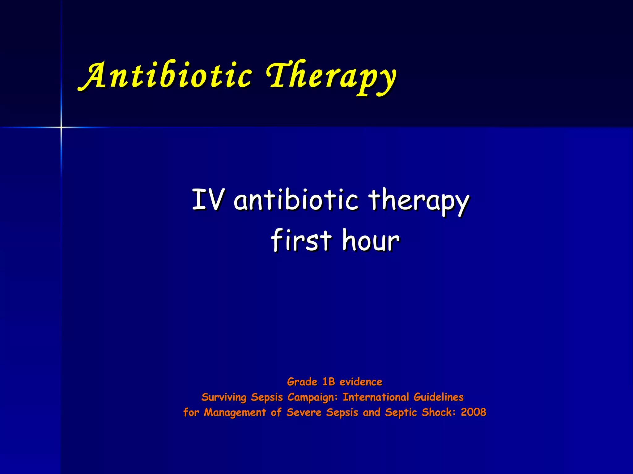 The Sepsis Resuscitation And Management Bundles | PPT
