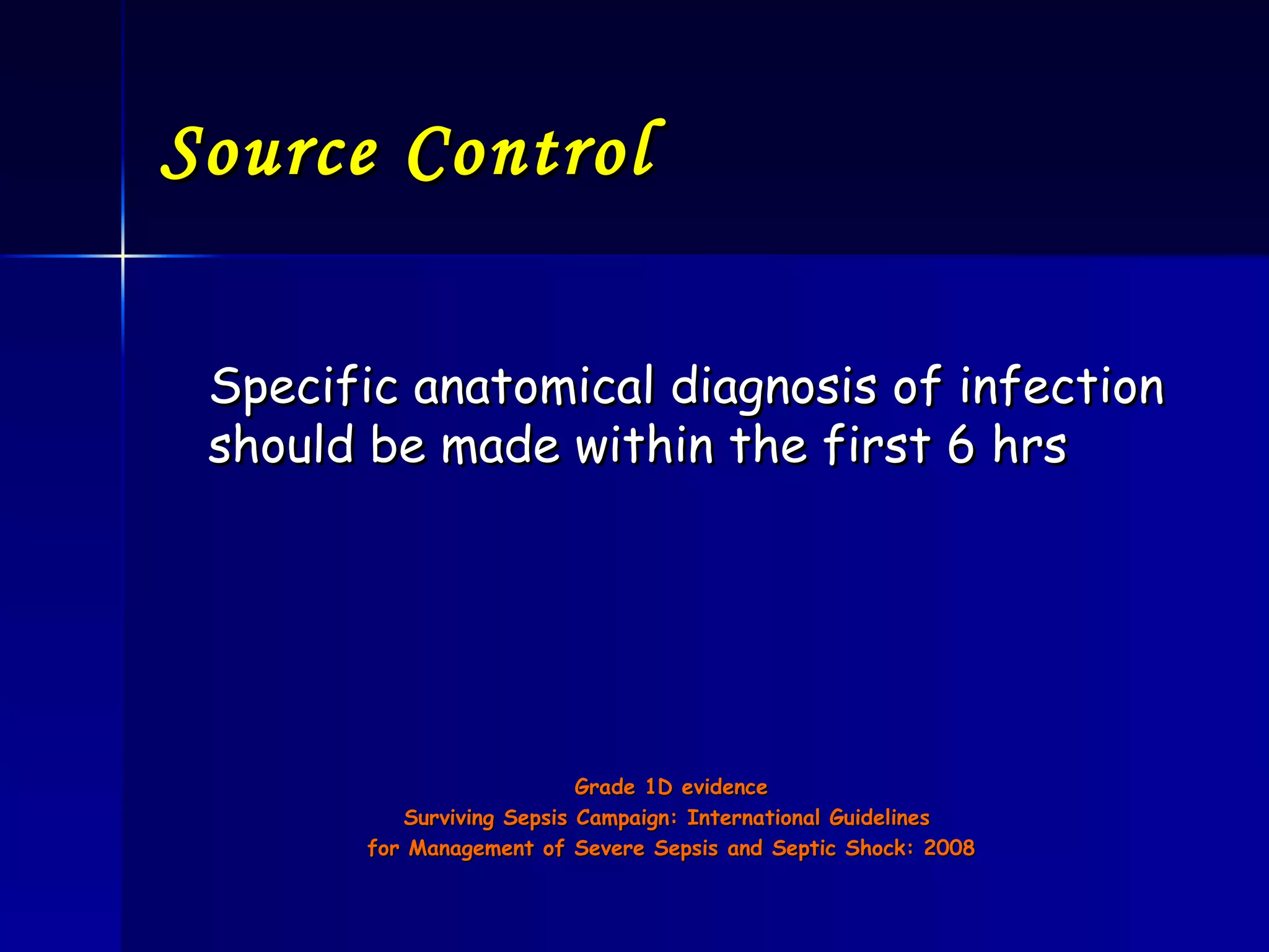 The Sepsis Resuscitation And Management Bundles | PPT