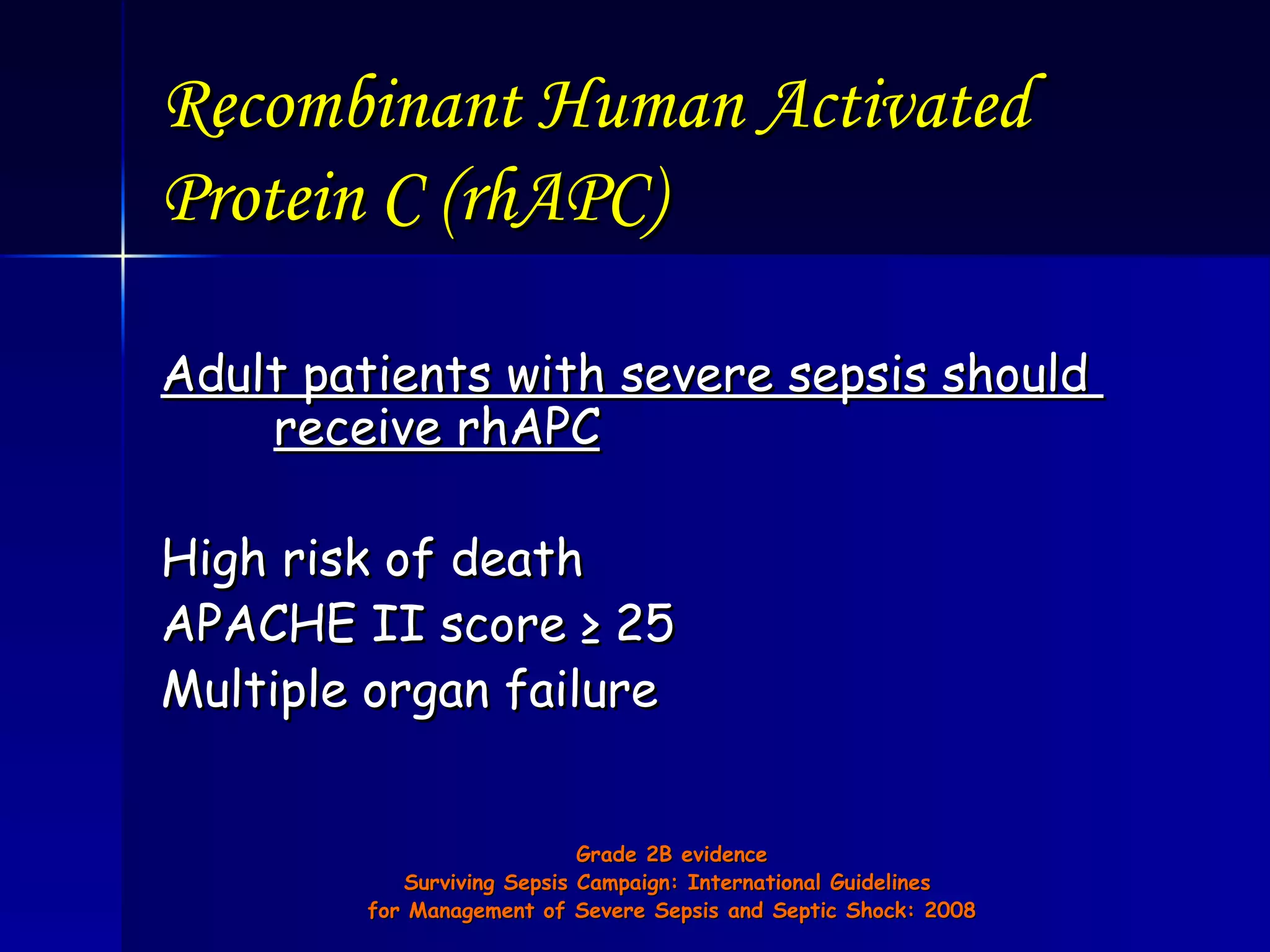 The Sepsis Resuscitation And Management Bundles | PPT