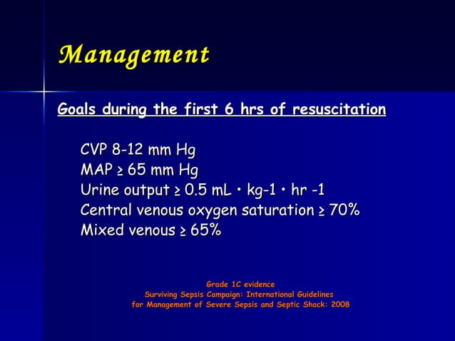 The Sepsis Resuscitation And Management Bundles | PPT