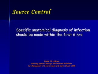 The Sepsis Resuscitation And Management Bundles | PPT