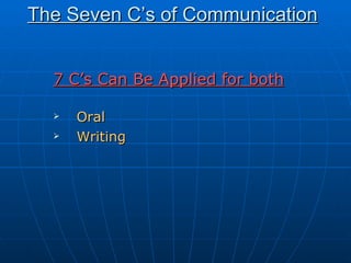 The Seven C’S Of Communication | PPT