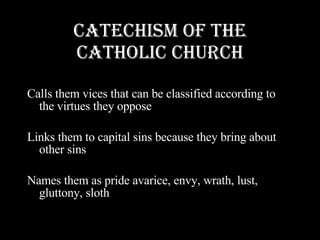 The Seven Deadly Sins | PPT