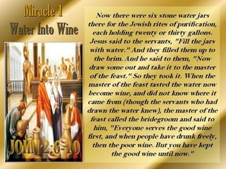 The Seven Miracles in the book of John | PPT