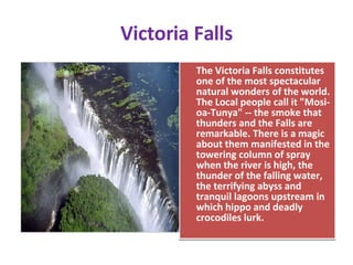 The Seven Natural Wonders Of The World | PPT