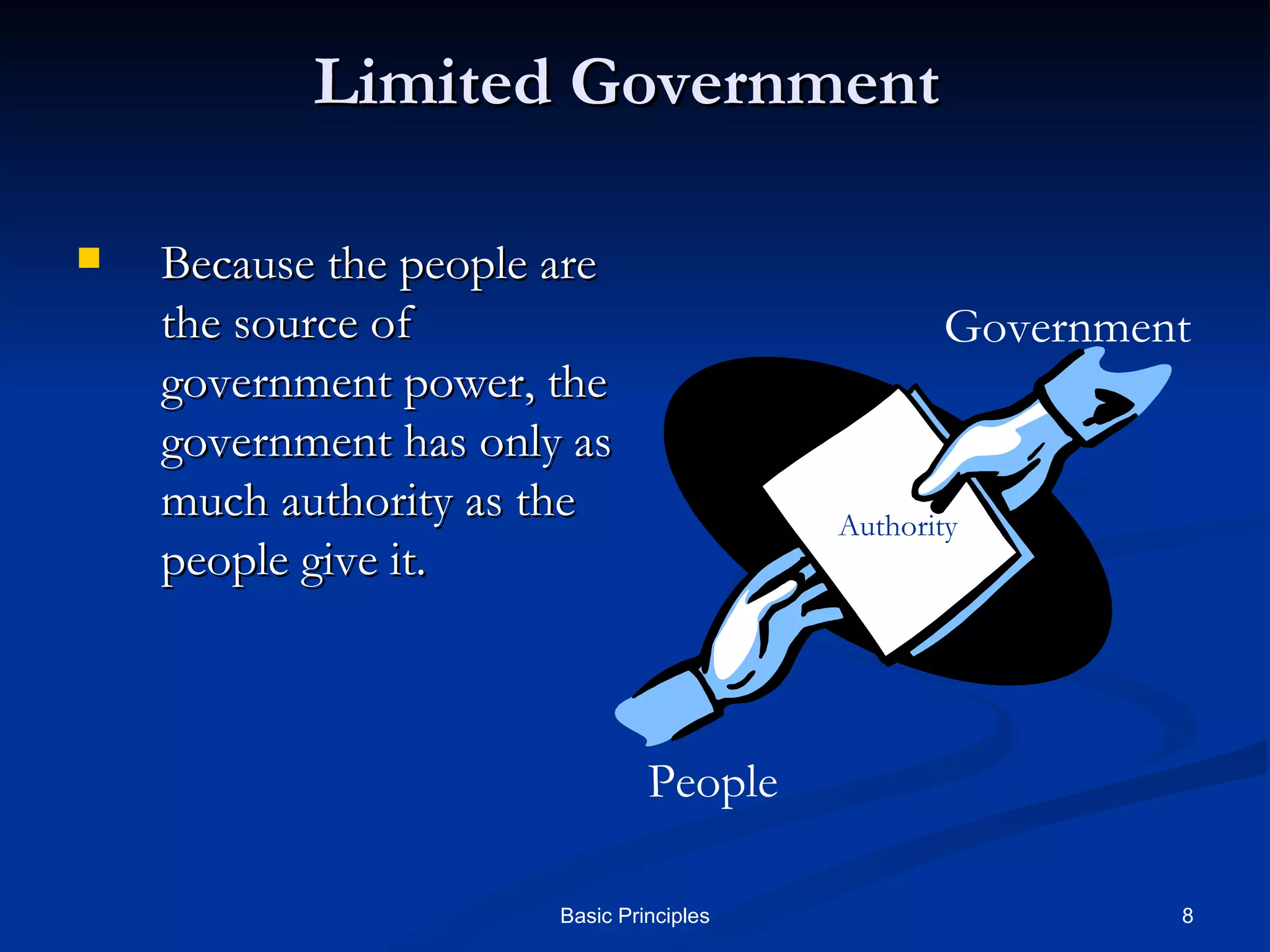 The Seven Principles Of Government | PPT