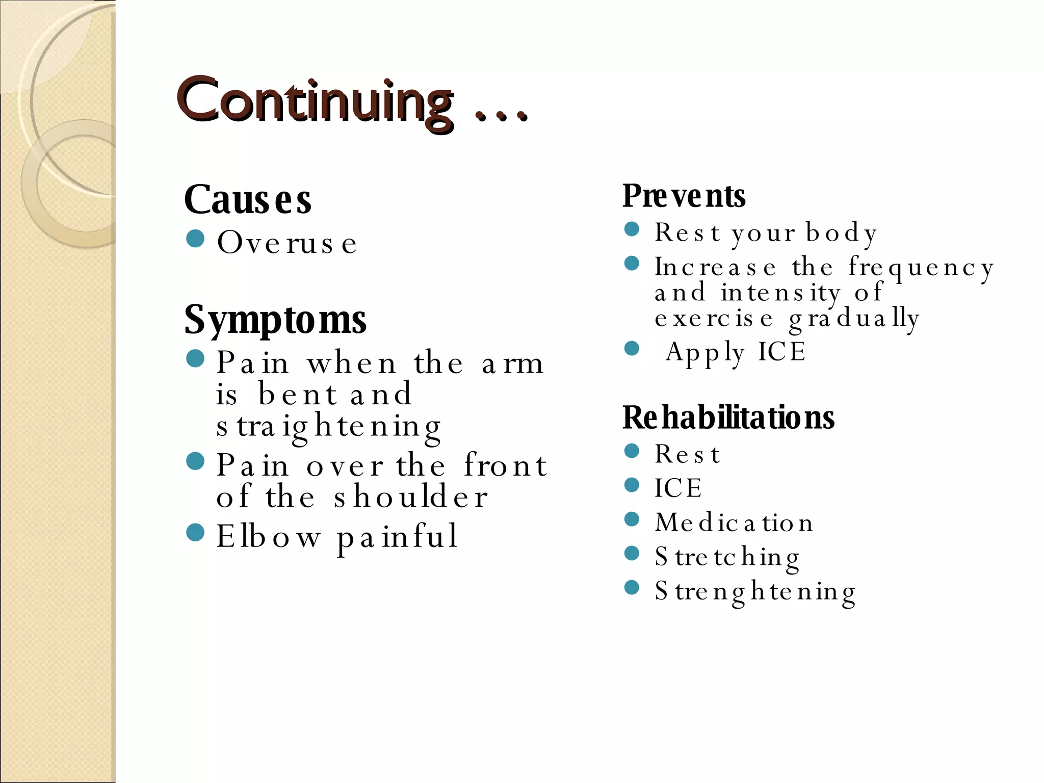 shoulder injury | PPT