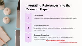 References in Research Papers | Research Methodology | PPTX