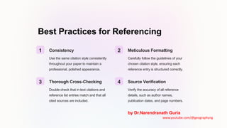 References in Research Papers | Research Methodology | PPTX
