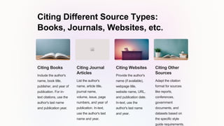 References in Research Papers | Research Methodology | PPTX