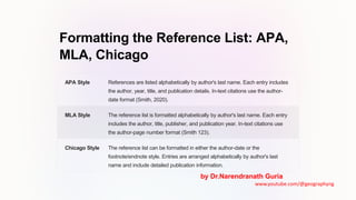 References in Research Papers | Research Methodology | PPTX