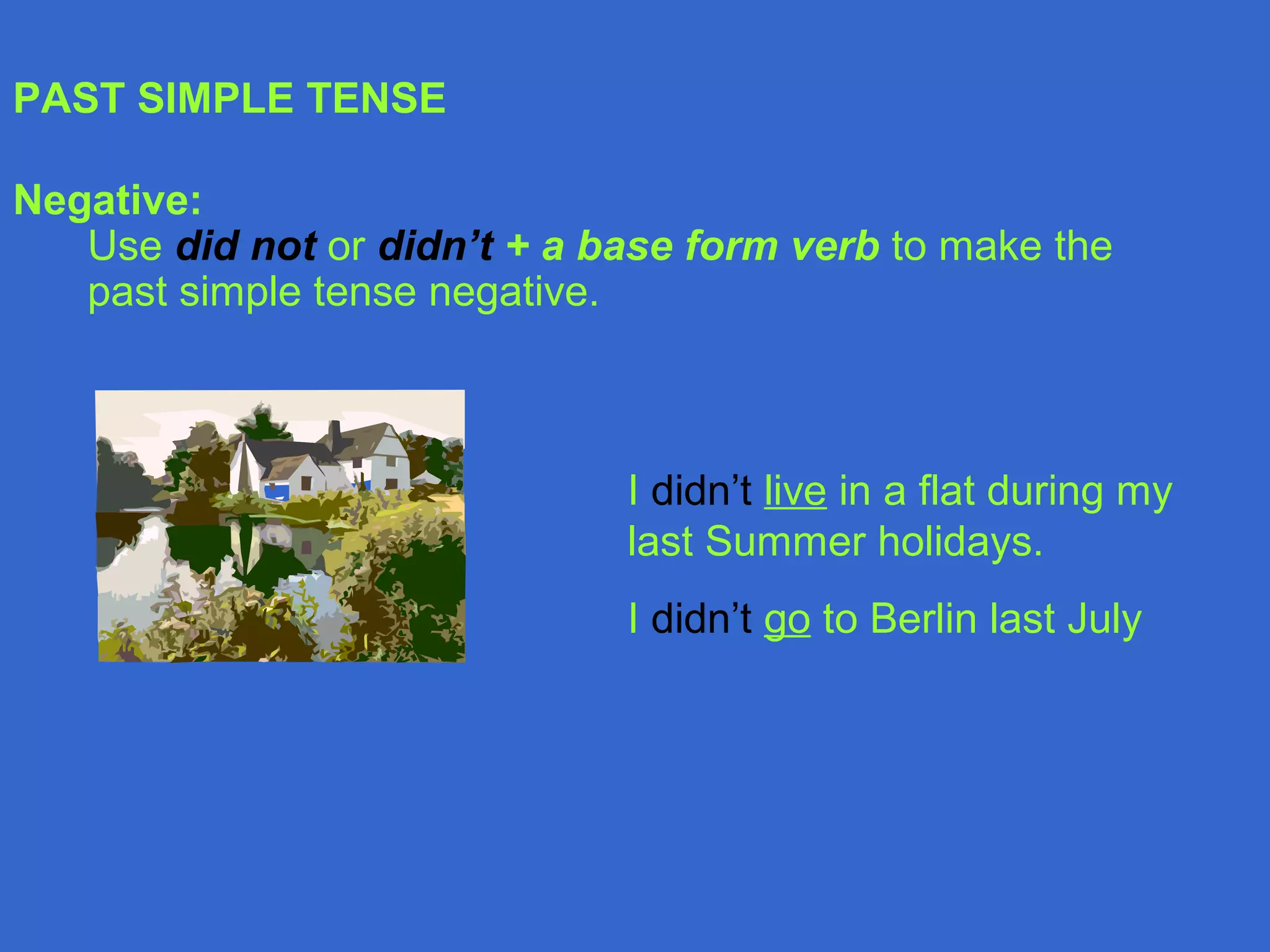 SIMPLE PAST TENSE | PPT