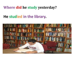 Simple past ppt for 8th graders and esl graders | PPT