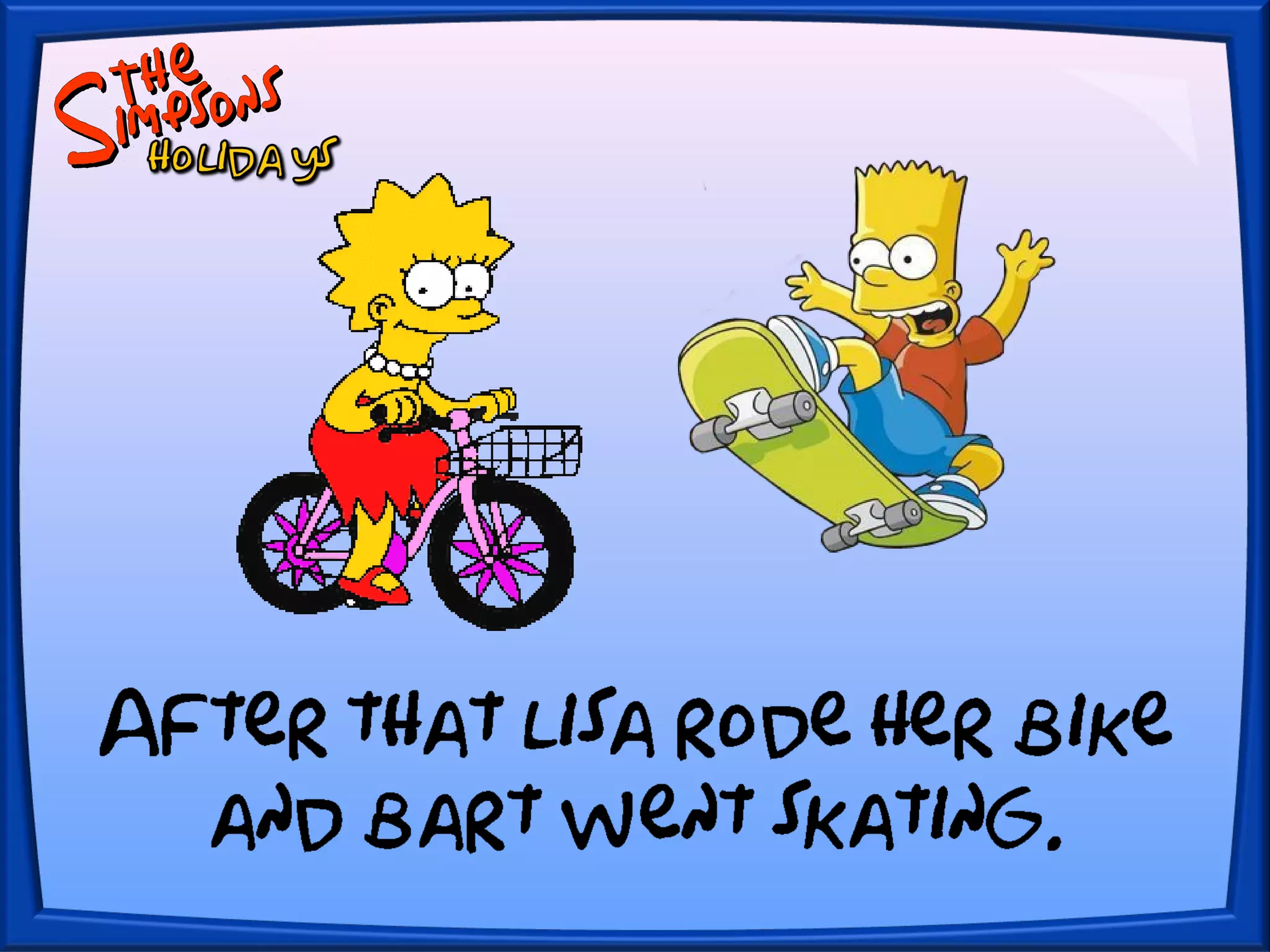 THE SIMPSONS HOLIDAYS -FUN ACTIVITIES- | PPT