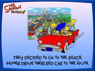 THE SIMPSONS HOLIDAYS -FUN ACTIVITIES- | PPT