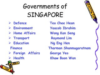 The Singapore Government | PPT