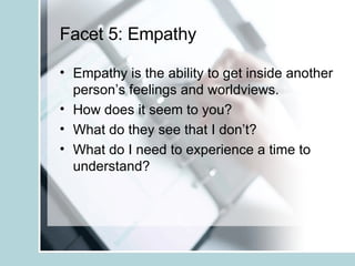 The Six Facets Of Understanding | PPT