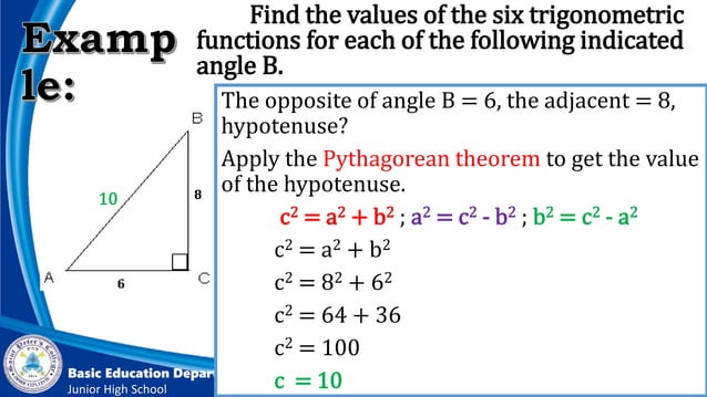 THE-SIX-TRIGONOMETRIC-FUNCTIONS.pptx | Physics | Science