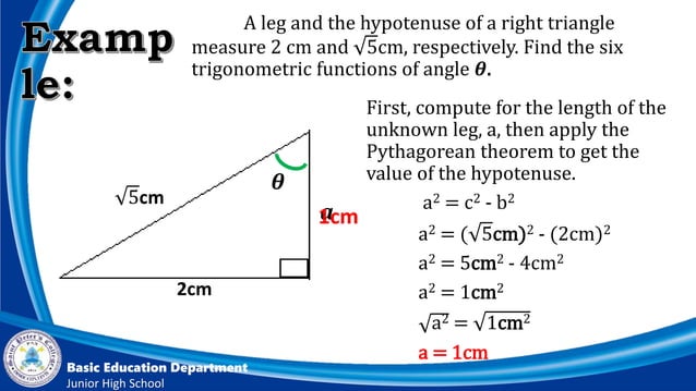 THE-SIX-TRIGONOMETRIC-FUNCTIONS.pptx | Physics | Science