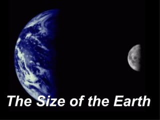 The Size of The Earth | PPS