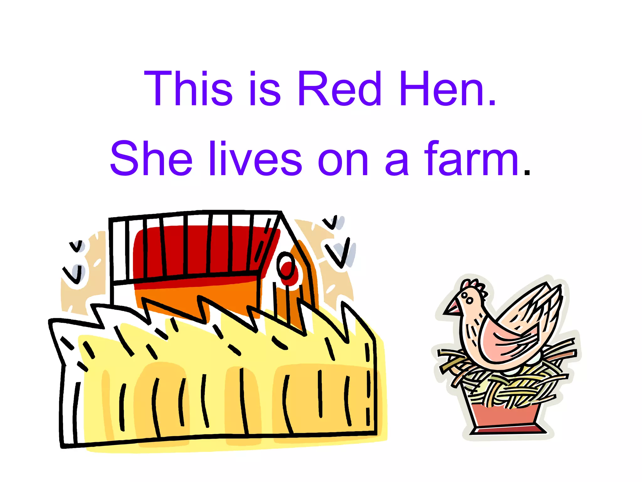 The Sly Fox And The Red Hen | PPT