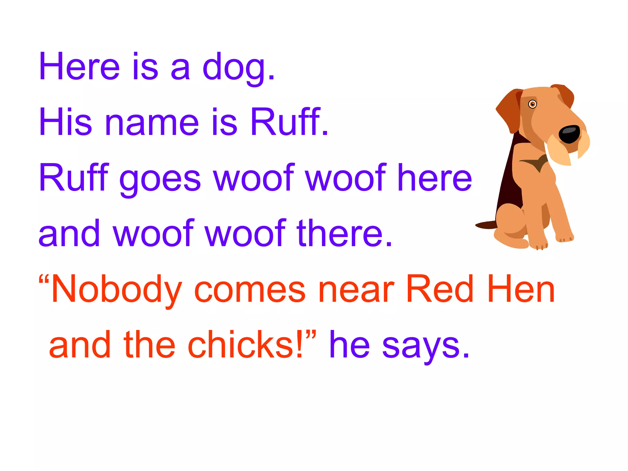The Sly Fox And The Red Hen | PPT