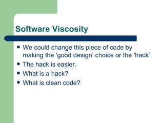 The Smells Of Bad Design | PPT | Programming Languages | Computing