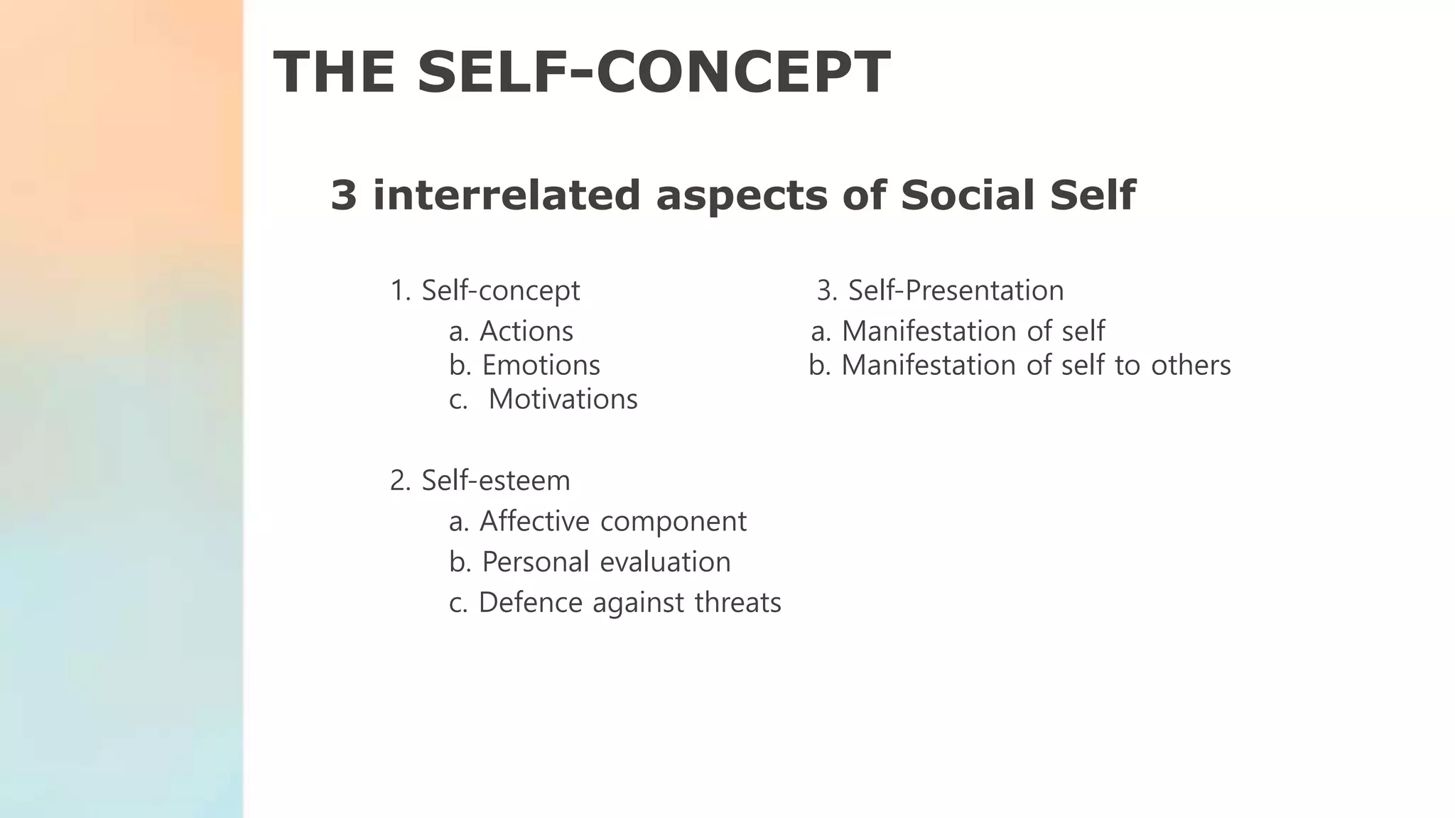 The Social Self | PPTX