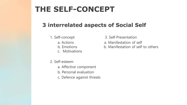 The Social Self | PPTX | Medical Health