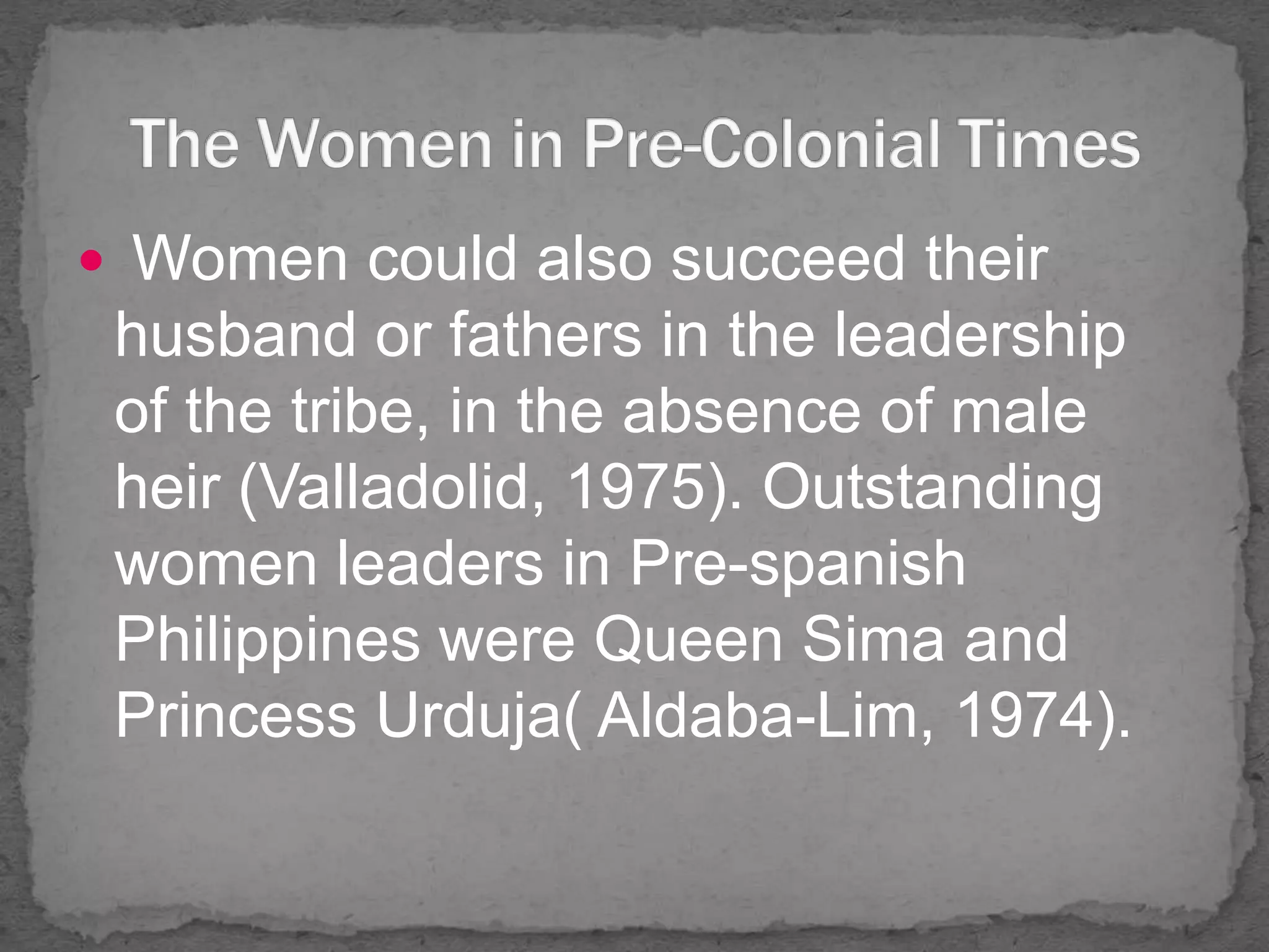 Social System of Pre-Colonial Period in the Philippines | PPTX