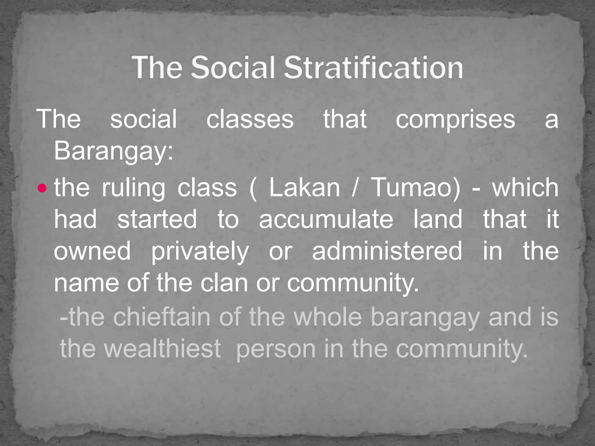 Social System of Pre-Colonial Period in the Philippines | PPTX